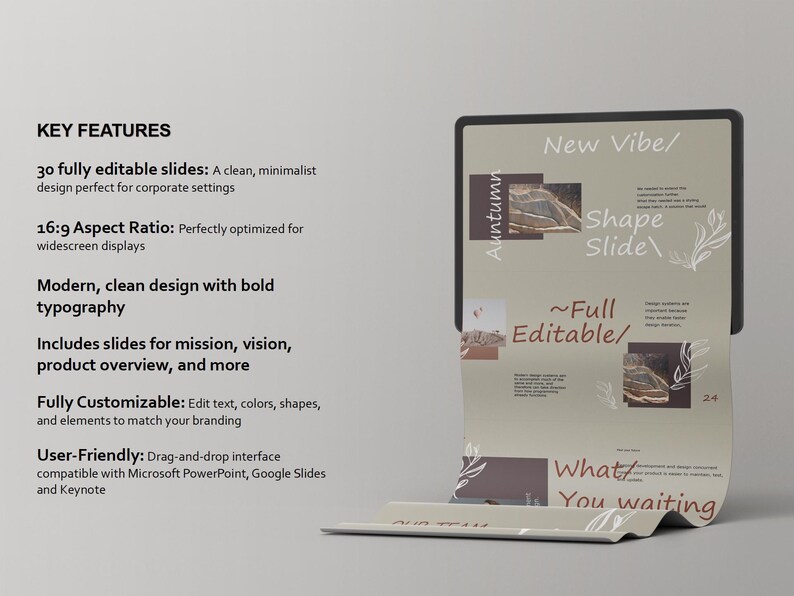 Modern Business Powerpoint Template | Conferences, Pitch Decks & Corporate Meetings | PPT Google ...