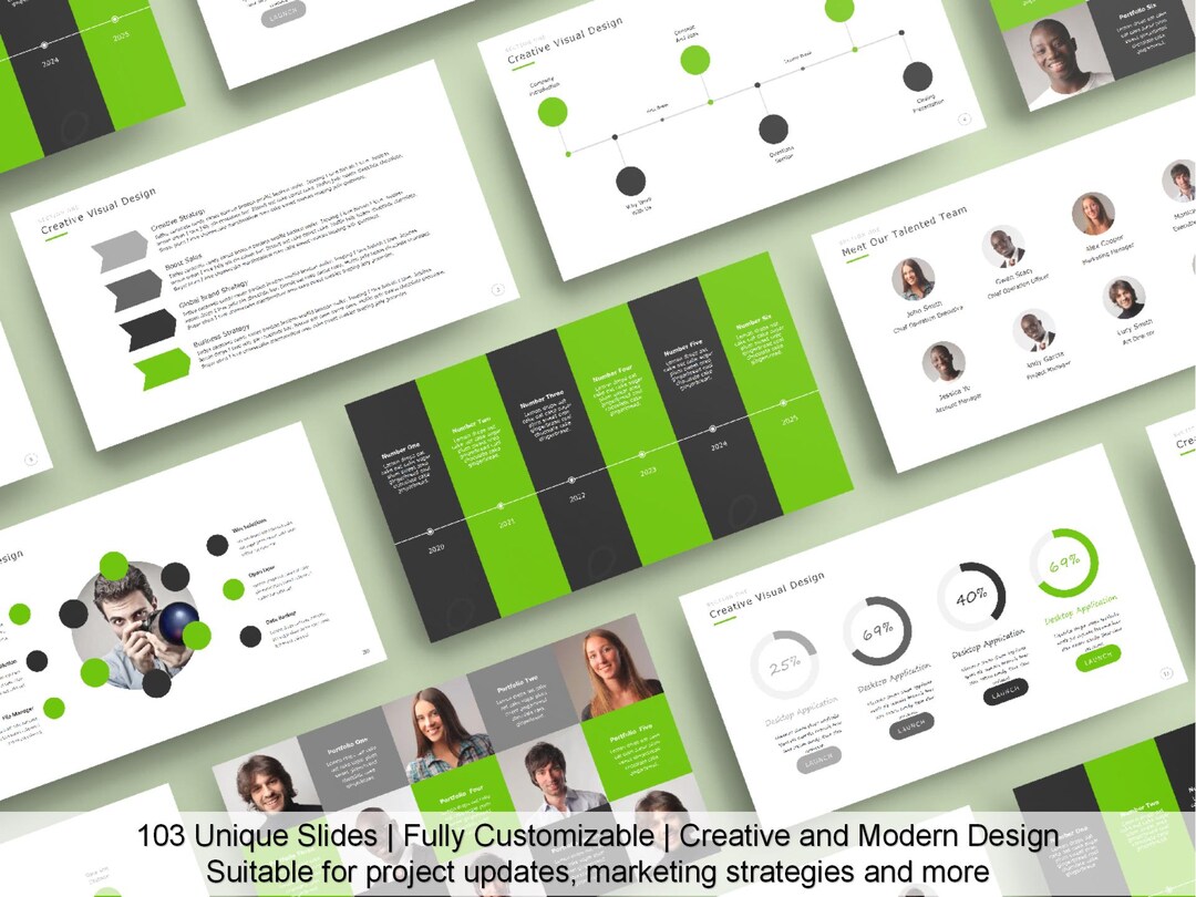 Professional Business Presentation Template: Editable Powerpoint ...