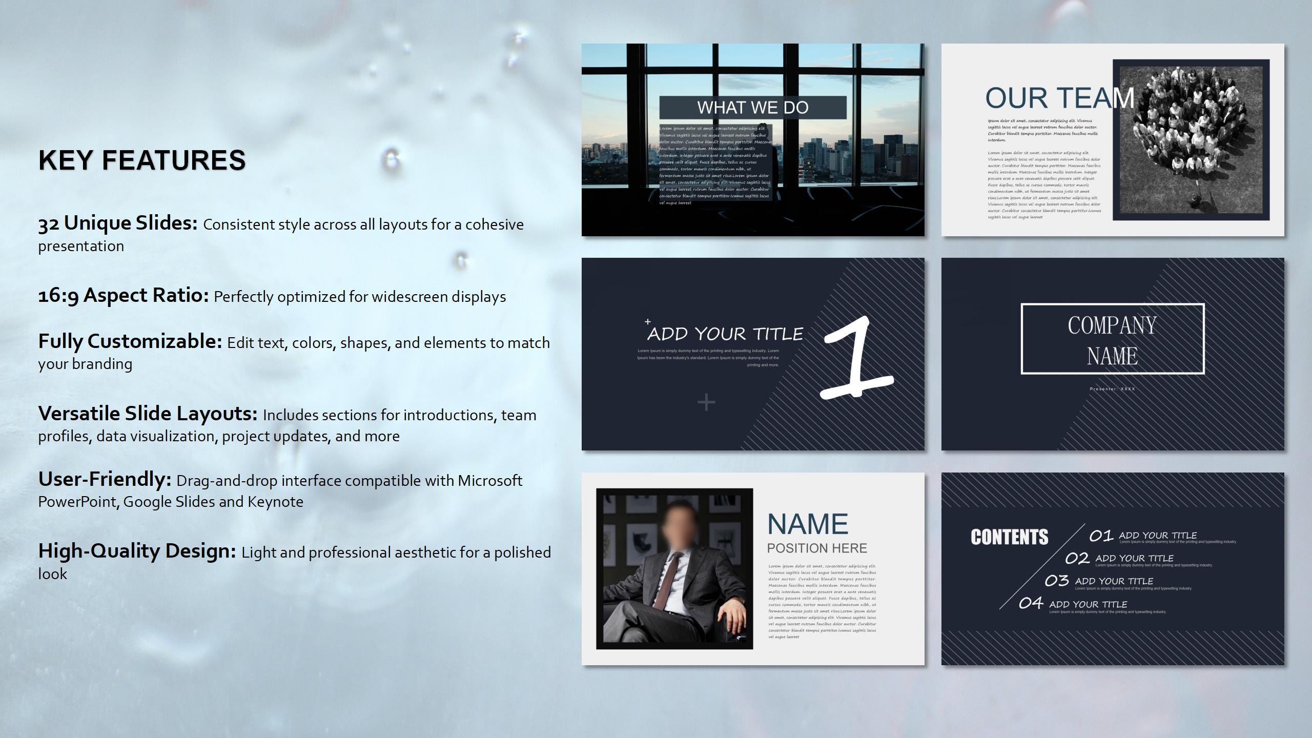 Minimalist Business Presentation Template: PPT, Google Slides, Keynote ...