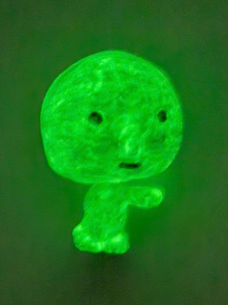 LPS Custom Smiski Figure (glow in the Dark) - Etsy
