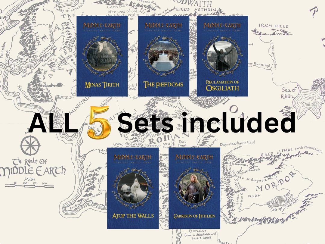 MESBG Profile Cards “gondor Bundle” - Etsy