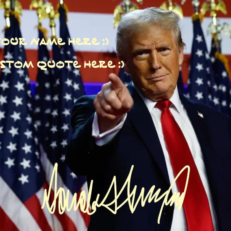 Images of Donald Trump Signature - Etsy