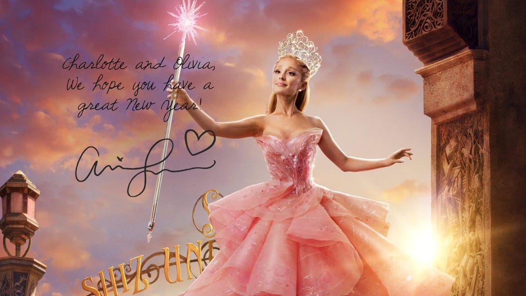 Ariana Grande Custom Picture Poster With Name and Message - Etsy