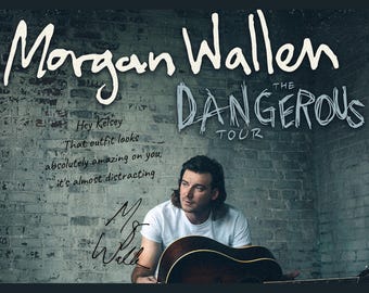 Personalized Morgan Wallen Print Custom Name and Message Gift - Etsy