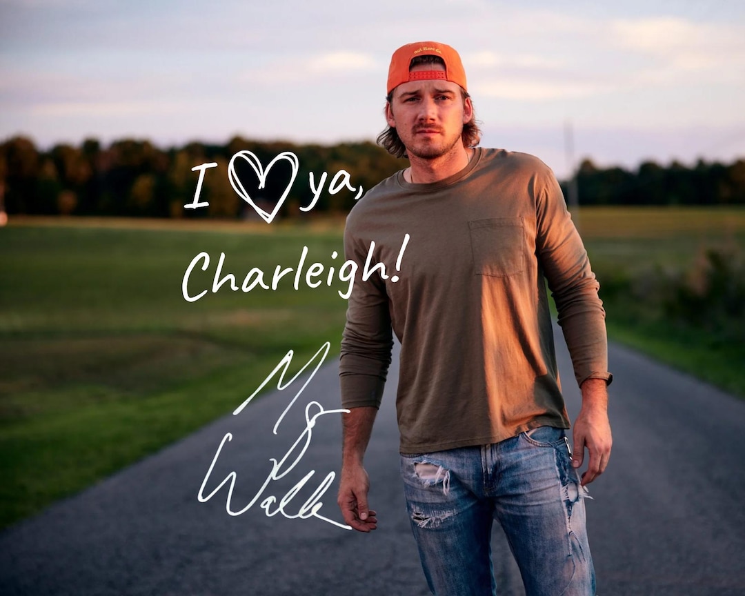 Morgan Wallen Personalized Prints Posters Custom Name and Message - Etsy