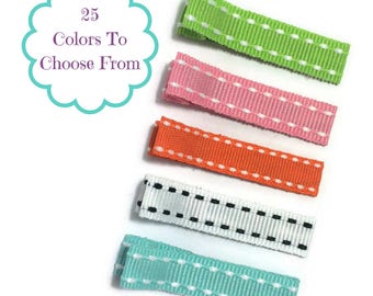 100 Solid Lined Alligator Clips 45mm Lined Clips No Slip | Etsy