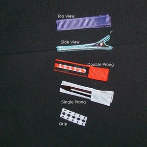 100 Solid Lined Alligator Clips, 45mm Lined Clips, No Slip Hair Clip ...