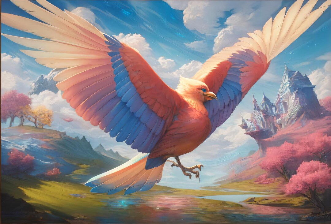 Lucky One-legged Bird Yokai Puzzle 96, 252, 500, 1000-piece - Etsy