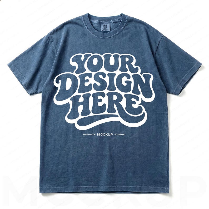 Comfort Colors C1717 Flat Lay T-shirt Mockup Bundle | CC 1717 Front ...