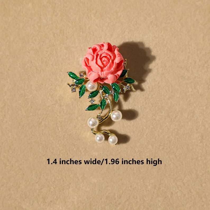 Personalized Birth Flower Pins, Birth Flower Pins, Handmade Flower ...