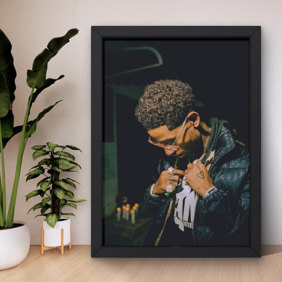 Pnb Rock Digital Poster – Hip-hop Tribute Printable Wall Art for Music ...