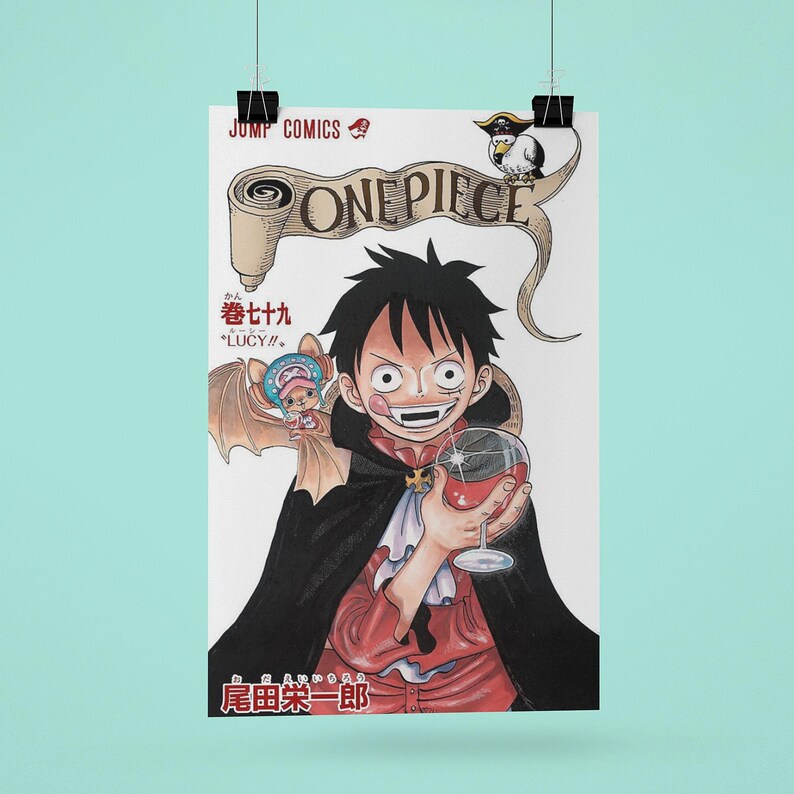 One Piece Poster, Luffy Poster, Anime Wall Art Poster, Gift for One ...