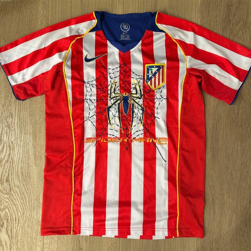 Atletico Madrid Spiderman Jersey - Etsy