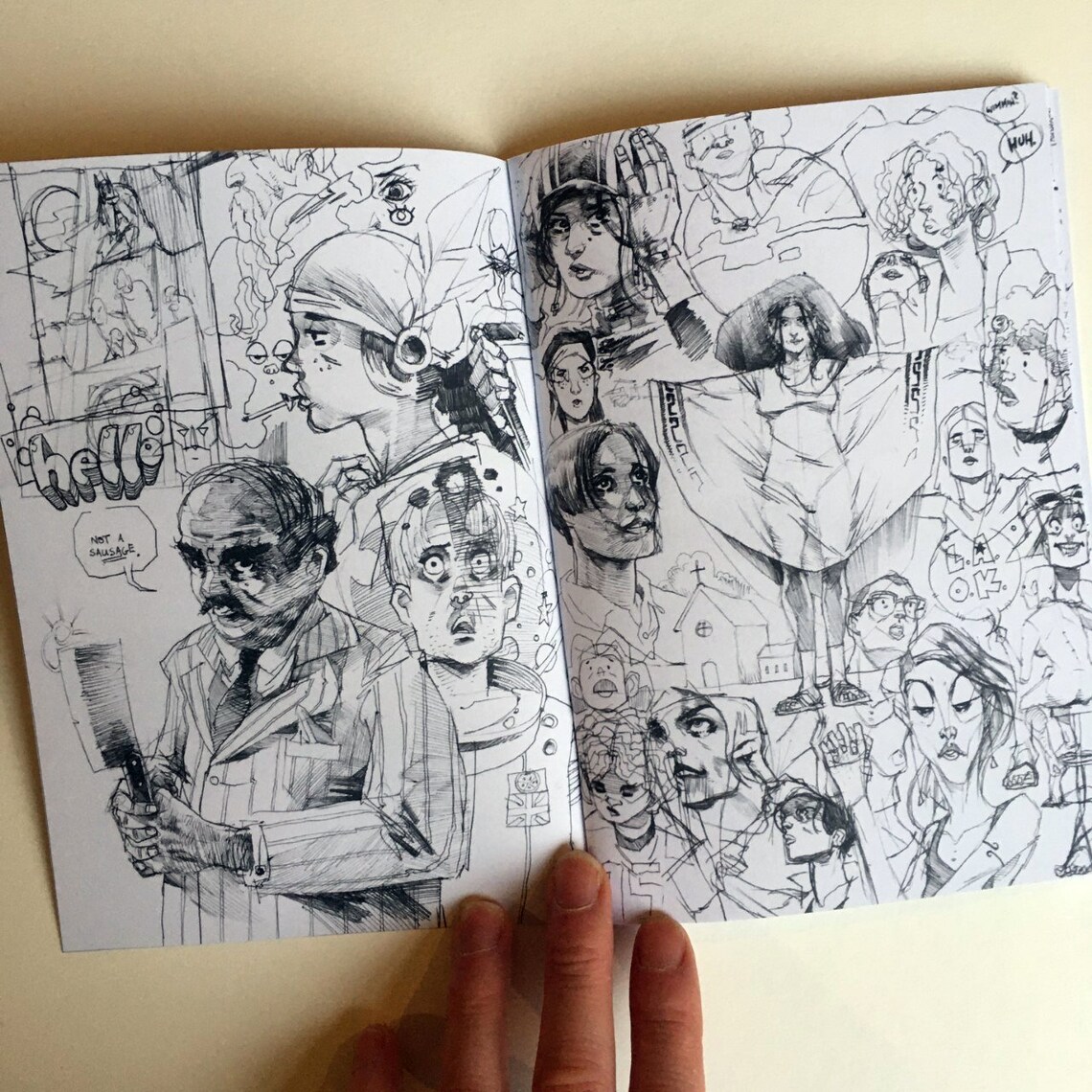 Scratch & Flow - Sketchbook 2019 - Etsy