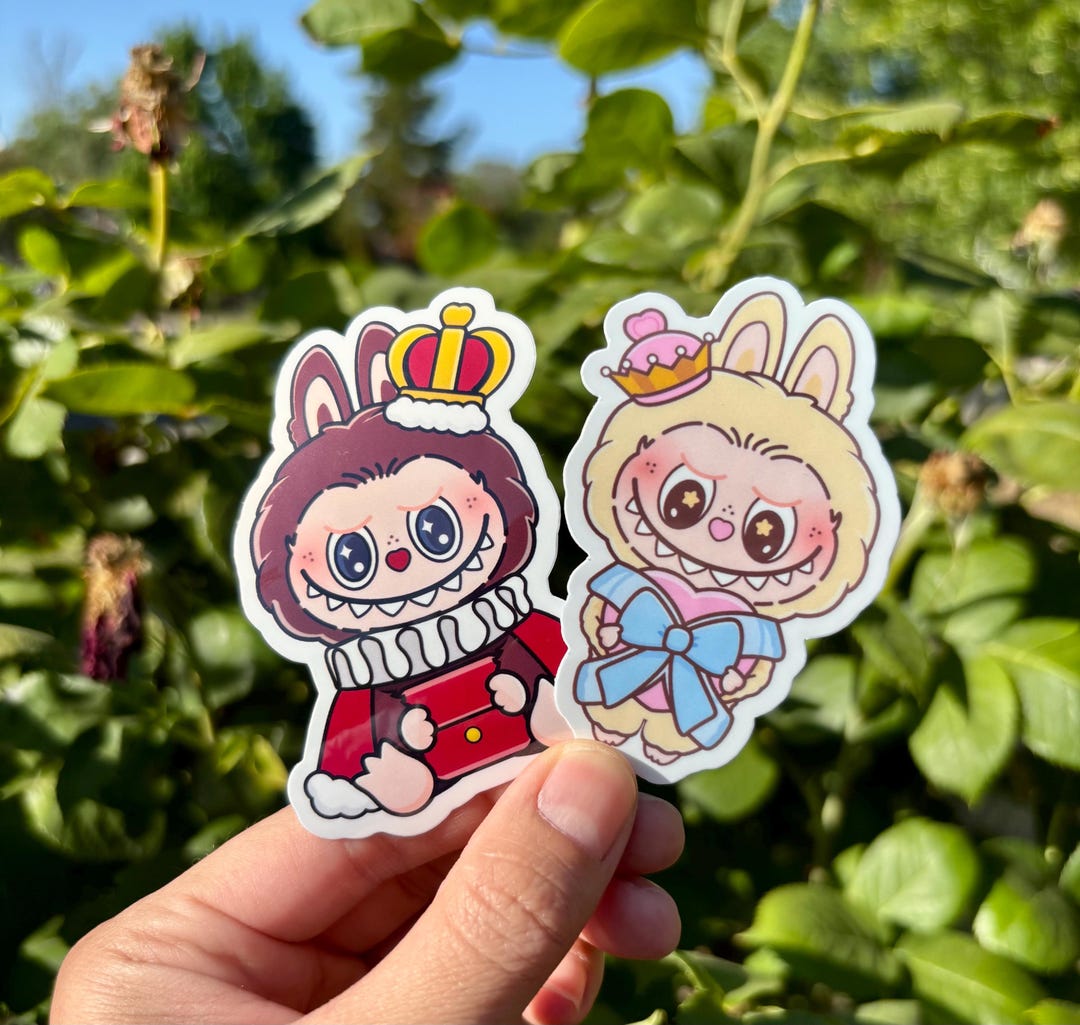 Labubu Stickers the Monsters Let’s Checkmate Series|the Queen|the King ...