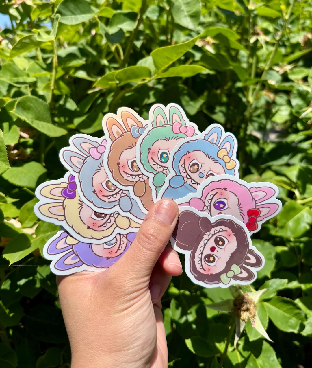 Labubu Stickers the Monsters Exciting Macaron Colors|labubu Sticker ...