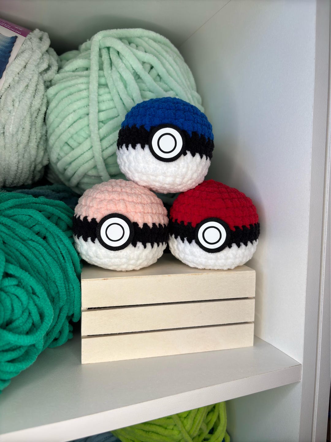 Pokémon Ball Crochet Plushie, Anime Show, Anime, Pokémon - Etsy