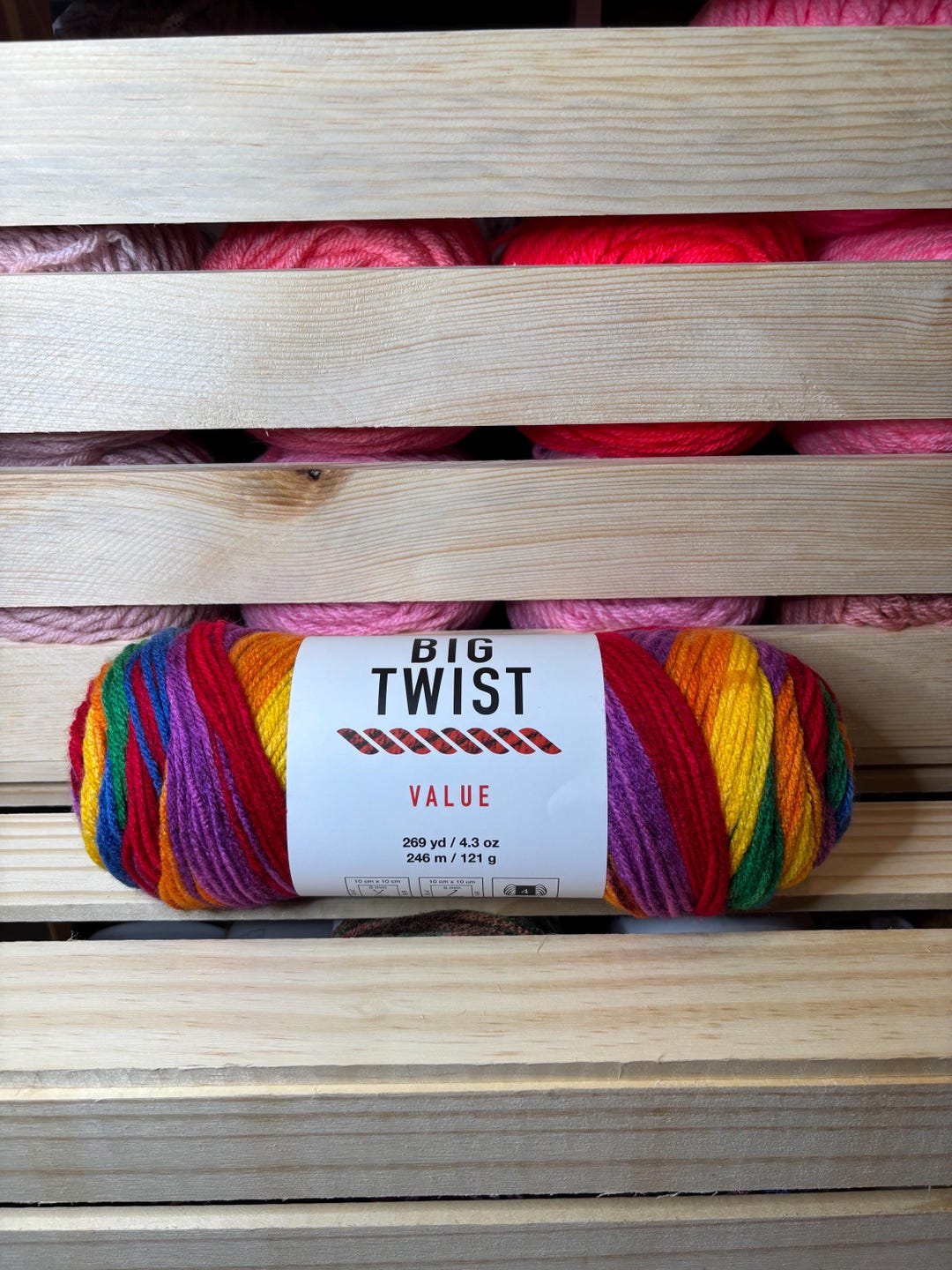 Big Twist Value Yarn Rainbow Wish - Etsy