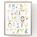 Watercolor Alphabet Poster: ABC Nursery Wall Art (digital Download) - Etsy