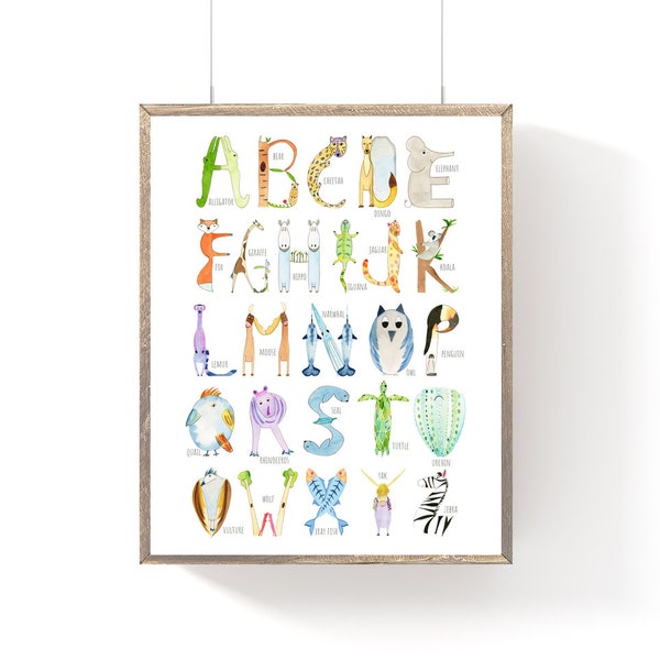 Alphabet Name Art - Etsy