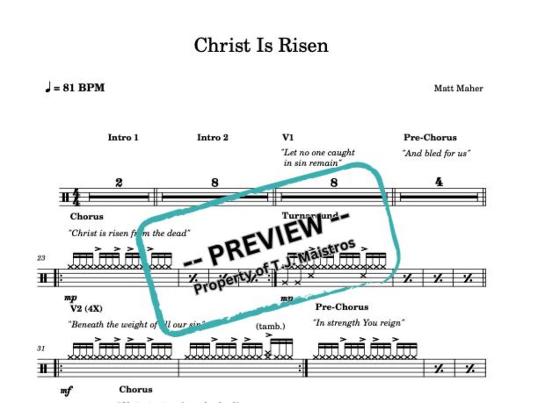 Christ is Risen - Matt Maher - Etsy