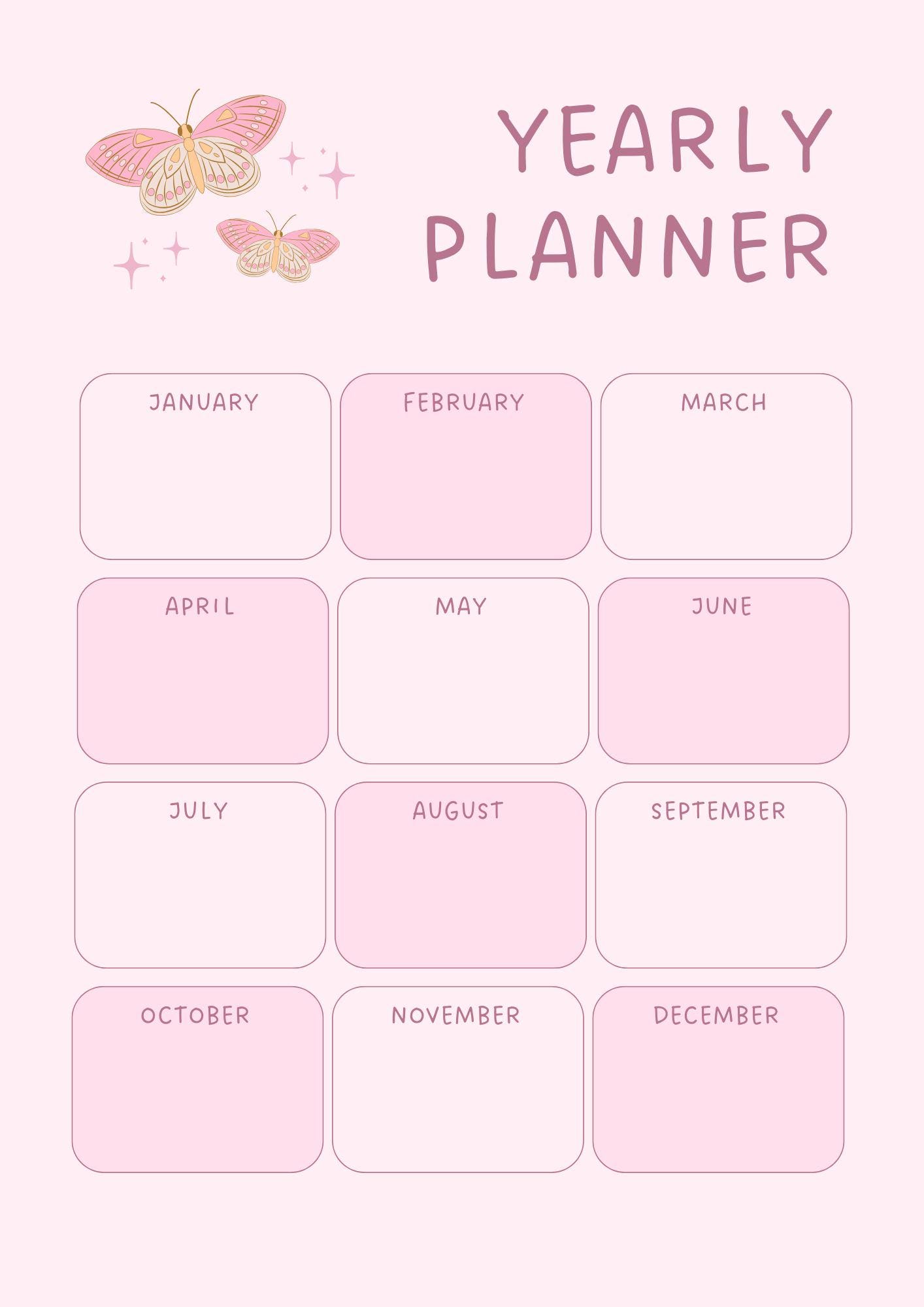 Digital Planner 2025 Editable - Etsy