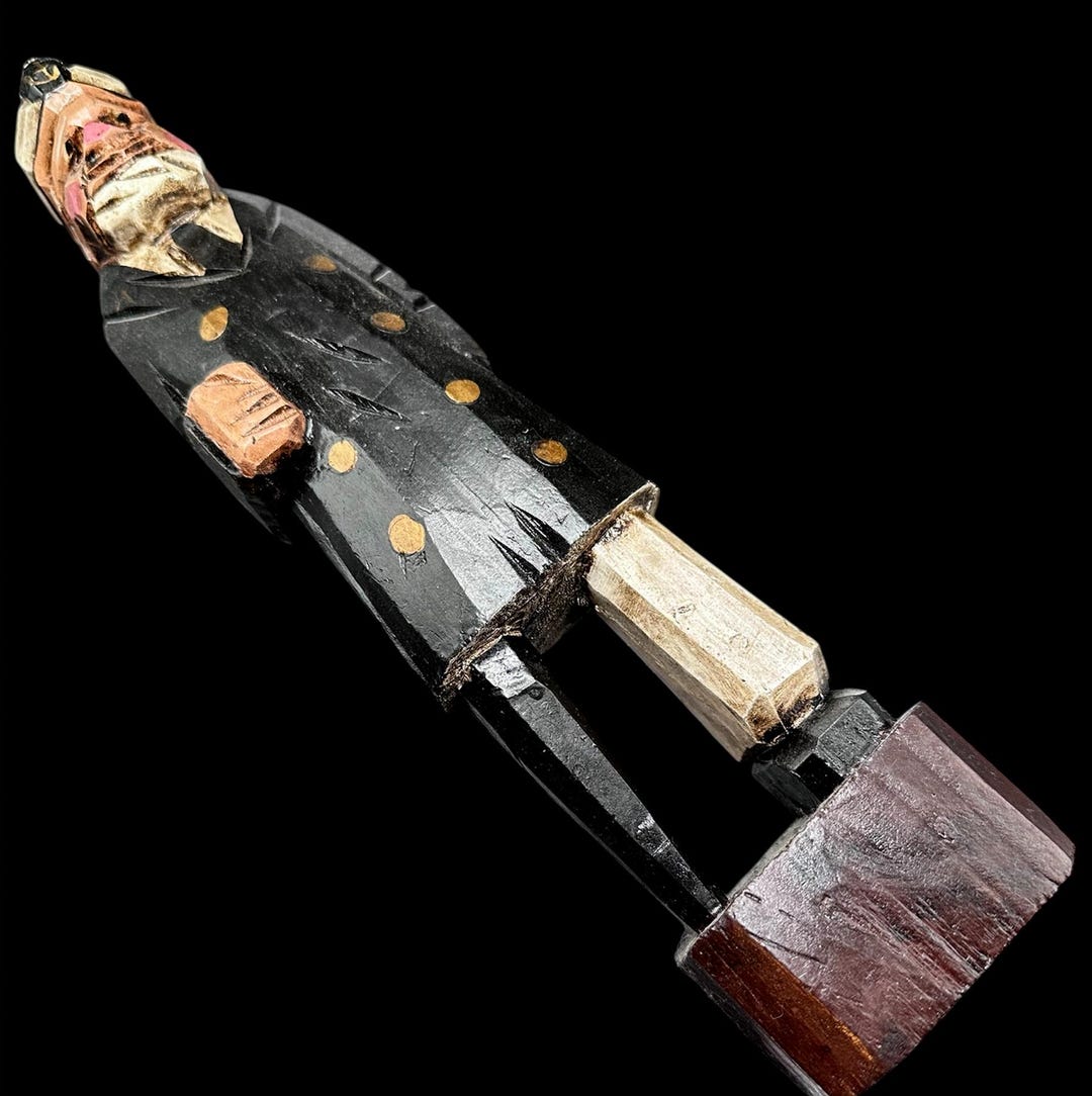 Folk Art Ships Captain Wood Carving With Peg Leg - Etsy