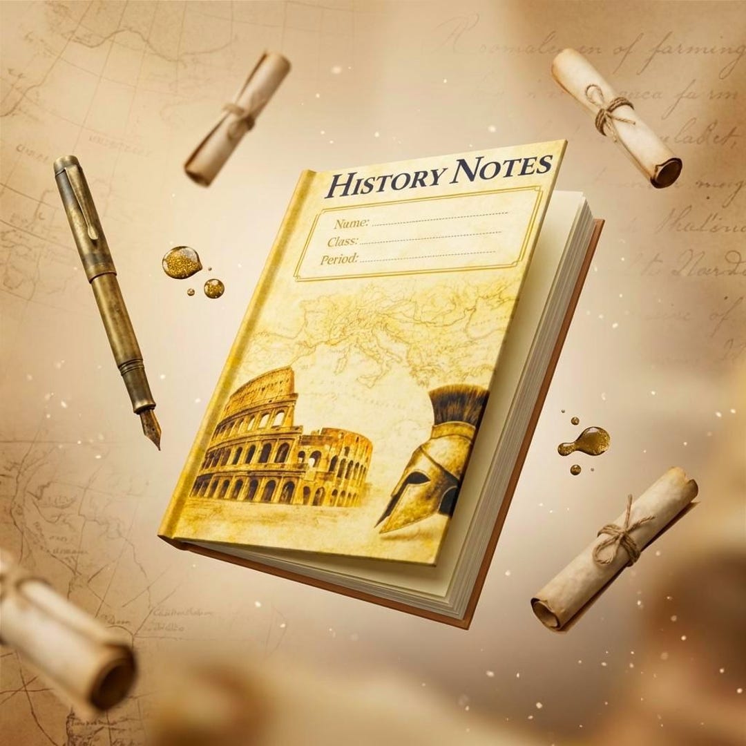 Personalized History Notebook - Ancient Rome Colosseum Helmet Cover ...