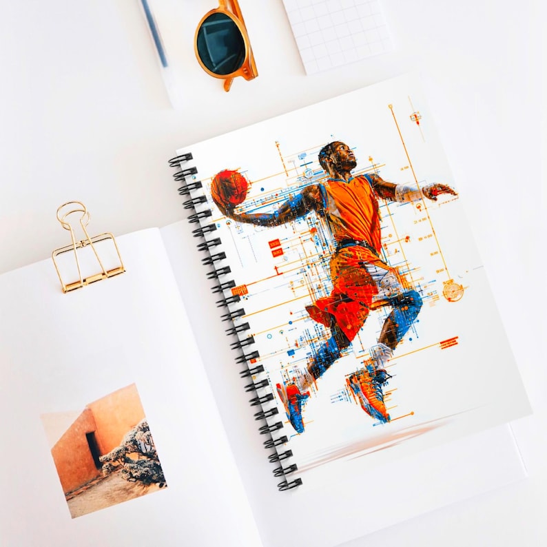 Personalized Basketball Notebook-custom Name Gift for Athletes-teen ...