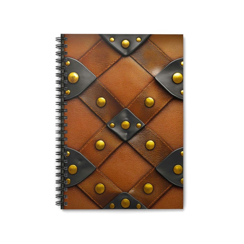 Personalized Viking Armor Print Notebook – Medieval D&D Journal ...