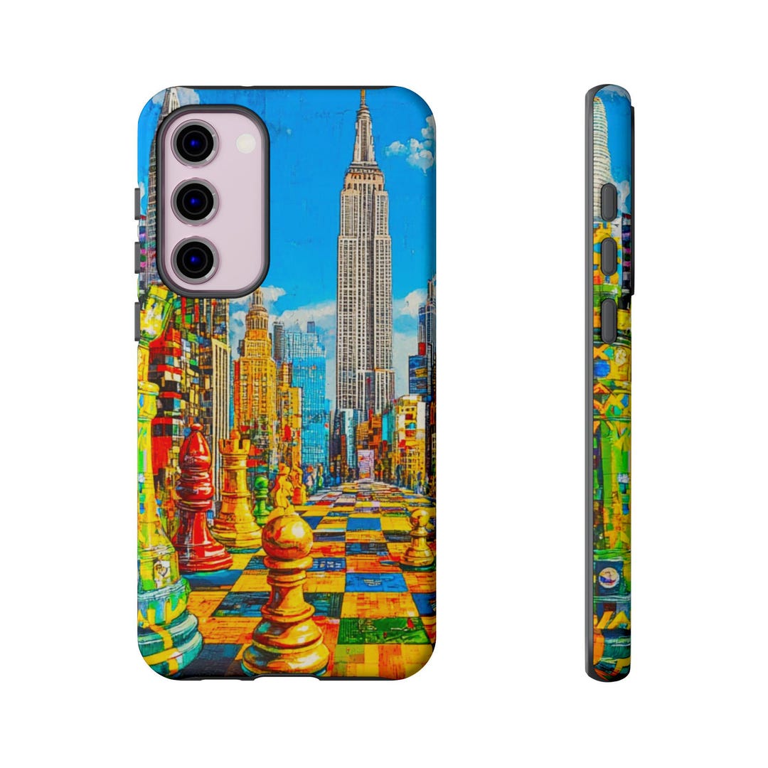 Artistic NYC Skyline Tough Ph. Case for Samsung Galaxy 25, 24, 23, 22 ...