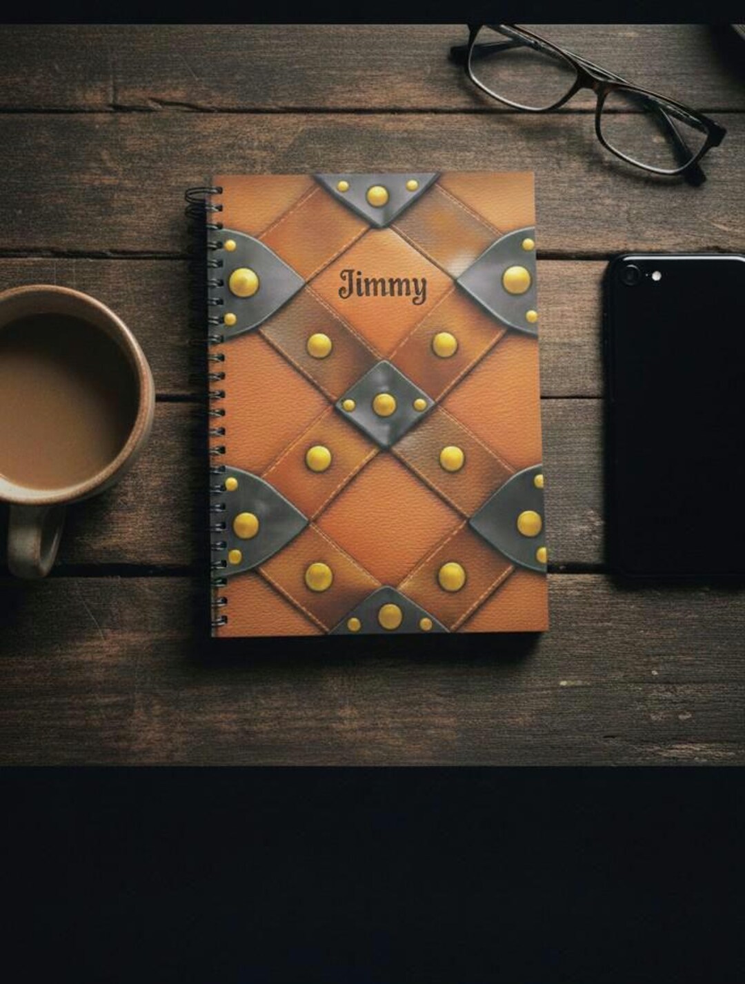 Personalized Viking Armor Print Notebook – Medieval D&D Journal ...