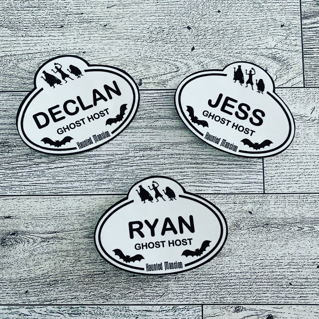 Customized Disney Inspired Name Badges, Keychains, Magnets - Custom ...
