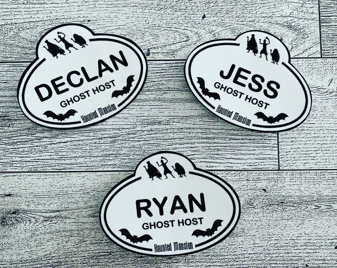 Customized Disney Inspired Name Badges, Keychains, Magnets - Custom ...