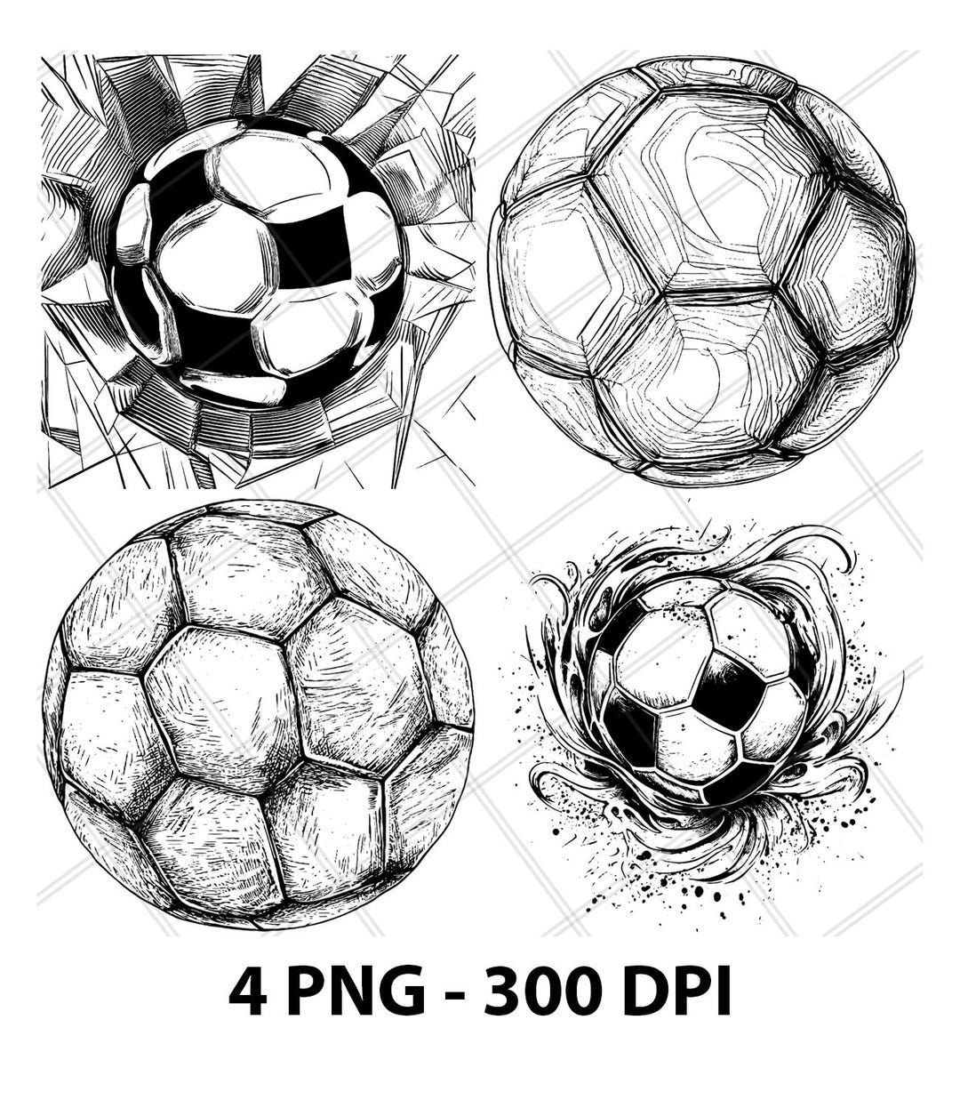 Football Soccer Ball Game Sports Kick PNG File Printable Design ...