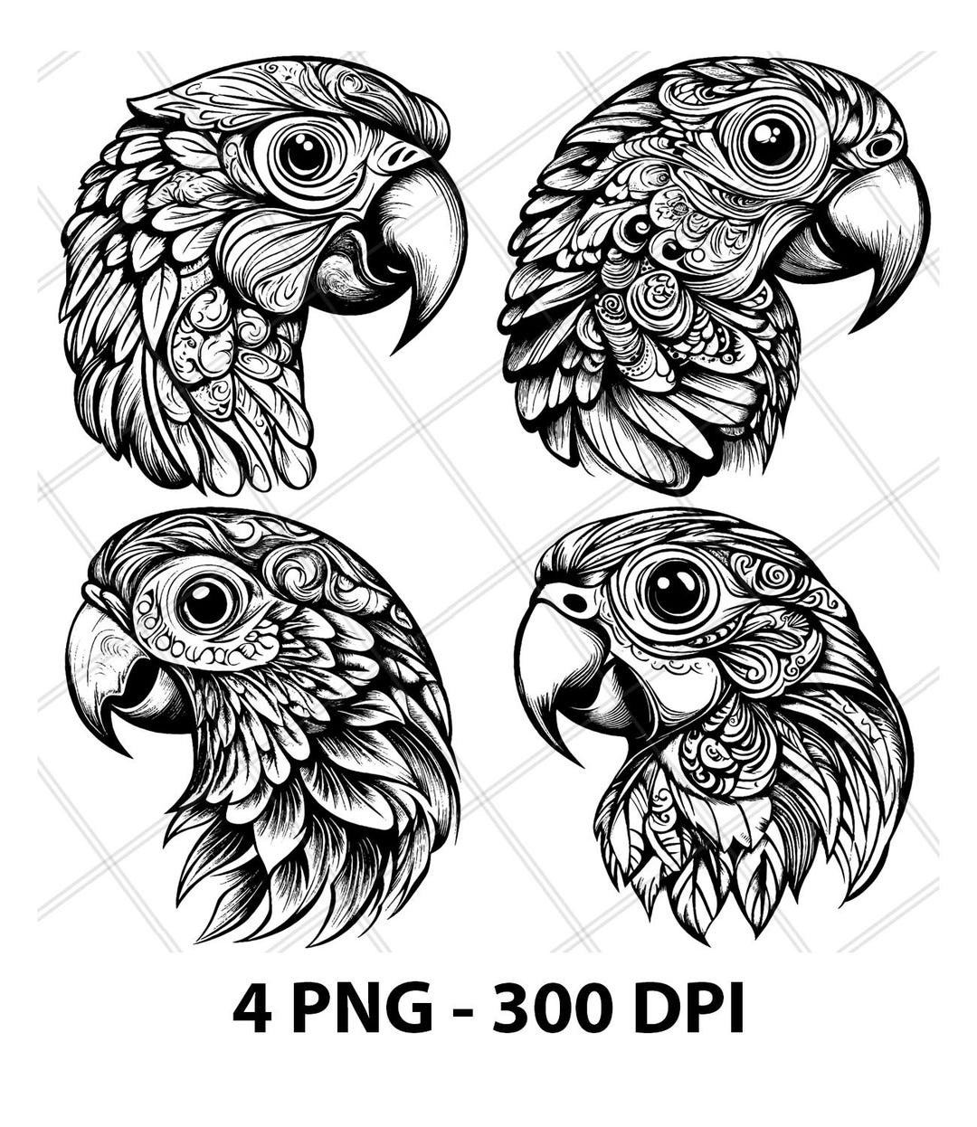 Macau Parrot Cockatoo Bird Pet Rio PNG File Printable Design Template ...