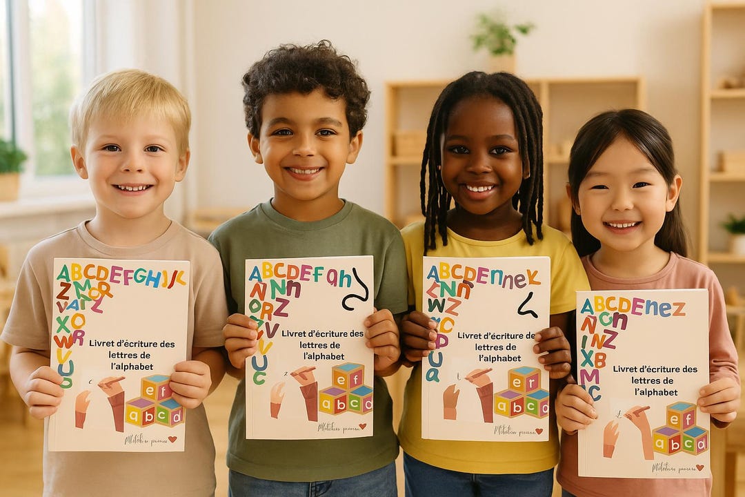 Montessori Booklet - Learn the Alphabet - Writing & Letter Recognition ...