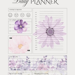 Downloadable Daily Life Planner - Etsy