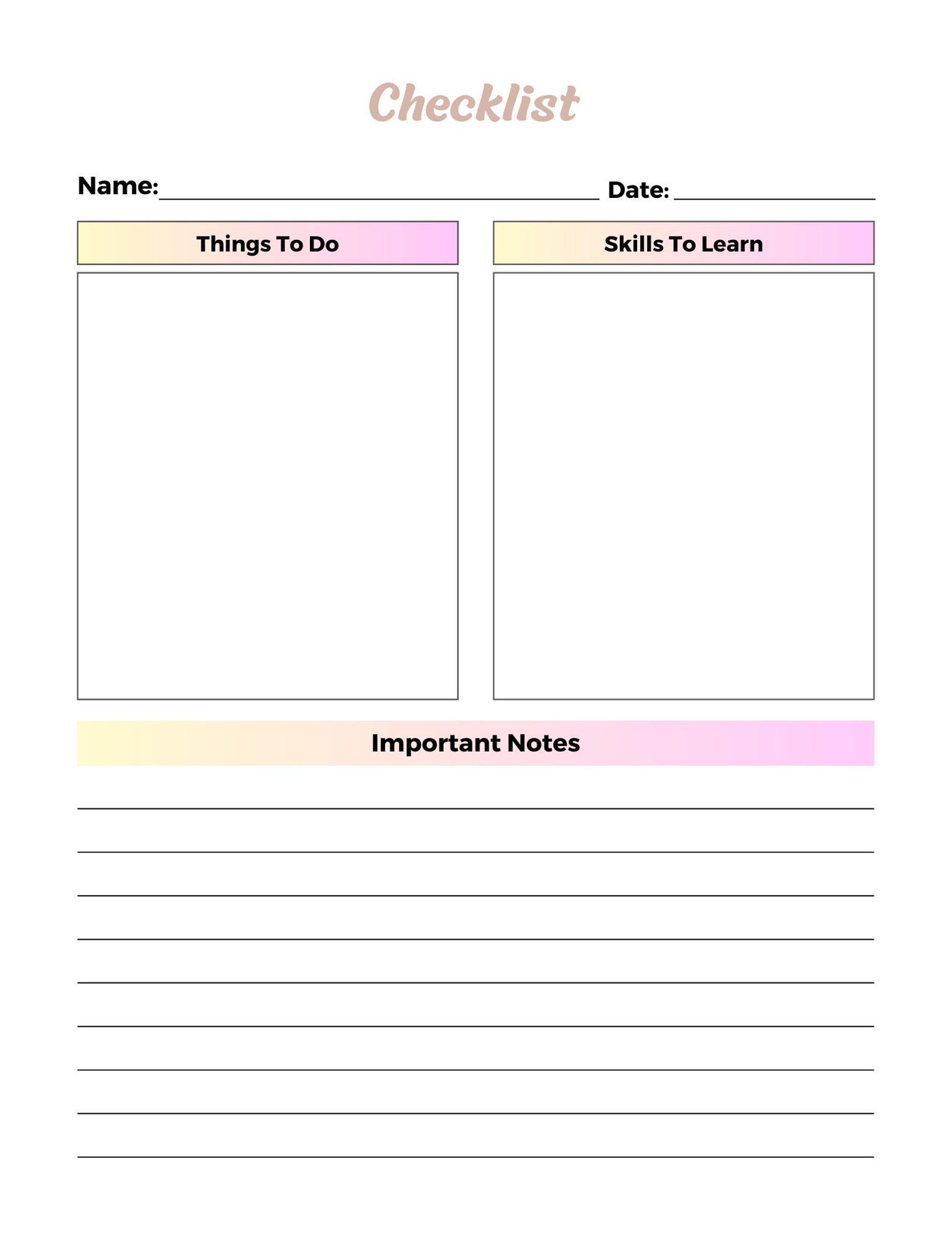 Downloadable Vision Board Planner - Etsy