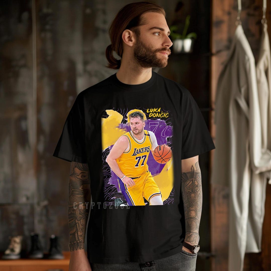 Vintage Luka Doncic Basketball Graphic T-shirt, Unisex T-shirt, 90s ...