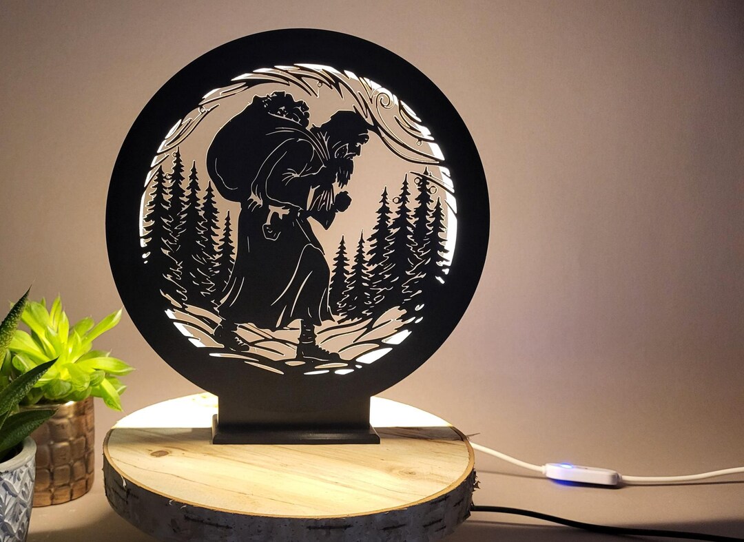 Christmas Messenger Lamp – Unique 3d-printed LED Lamp | Dimmable Night ...