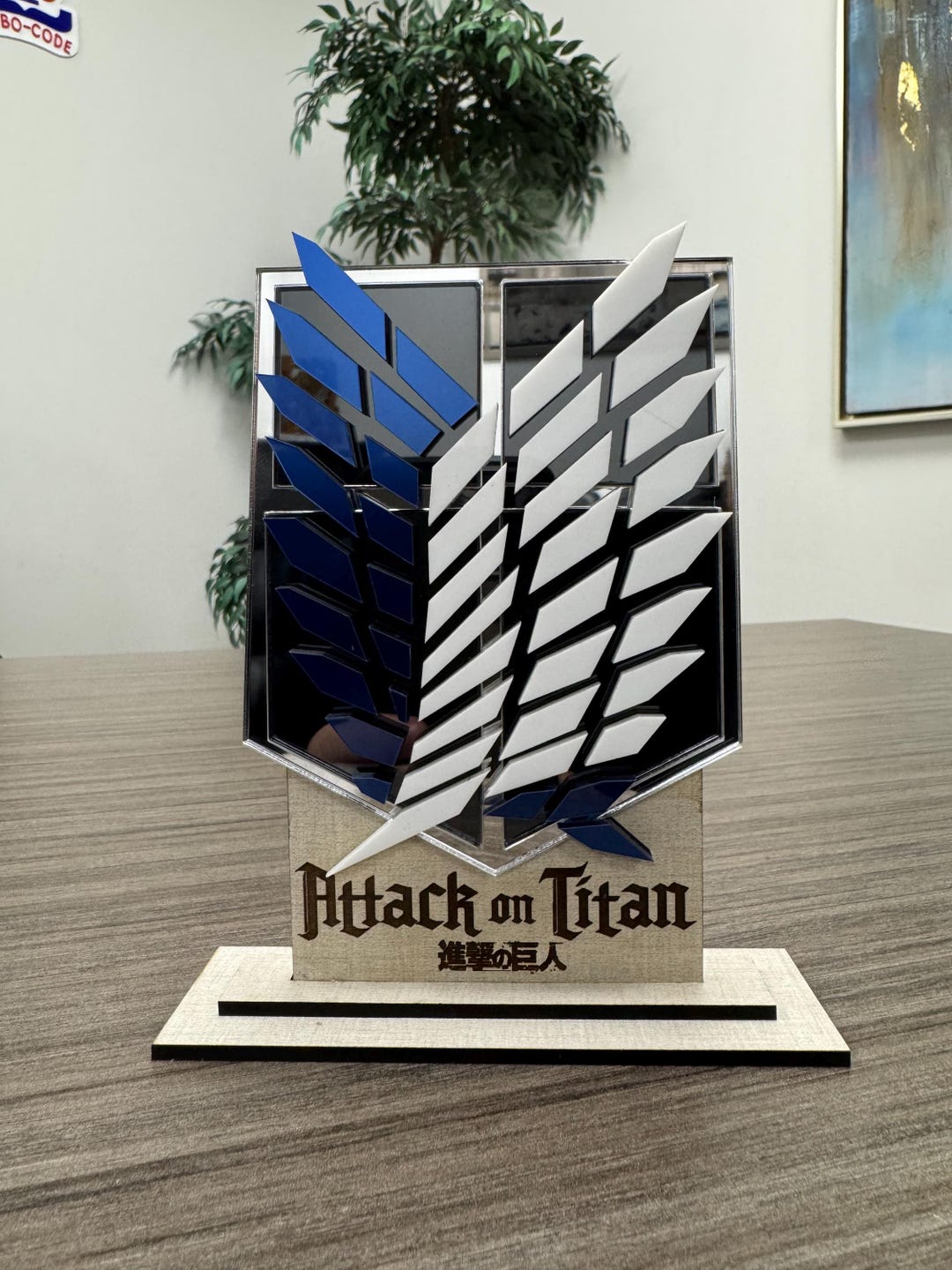 Attack on Titan Military Branches Stands | Anime Desk Decor | AOT Fan ...
