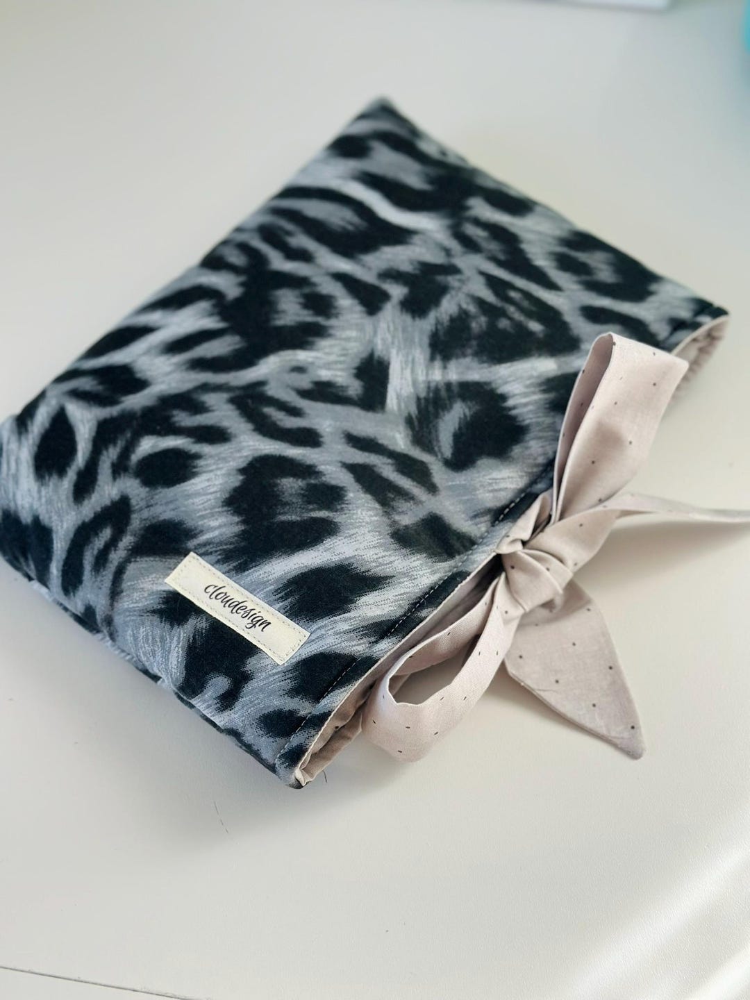 Leopard Print Book Sleeve ,book Sleeve,book Cases,book Cover,book Bag ...