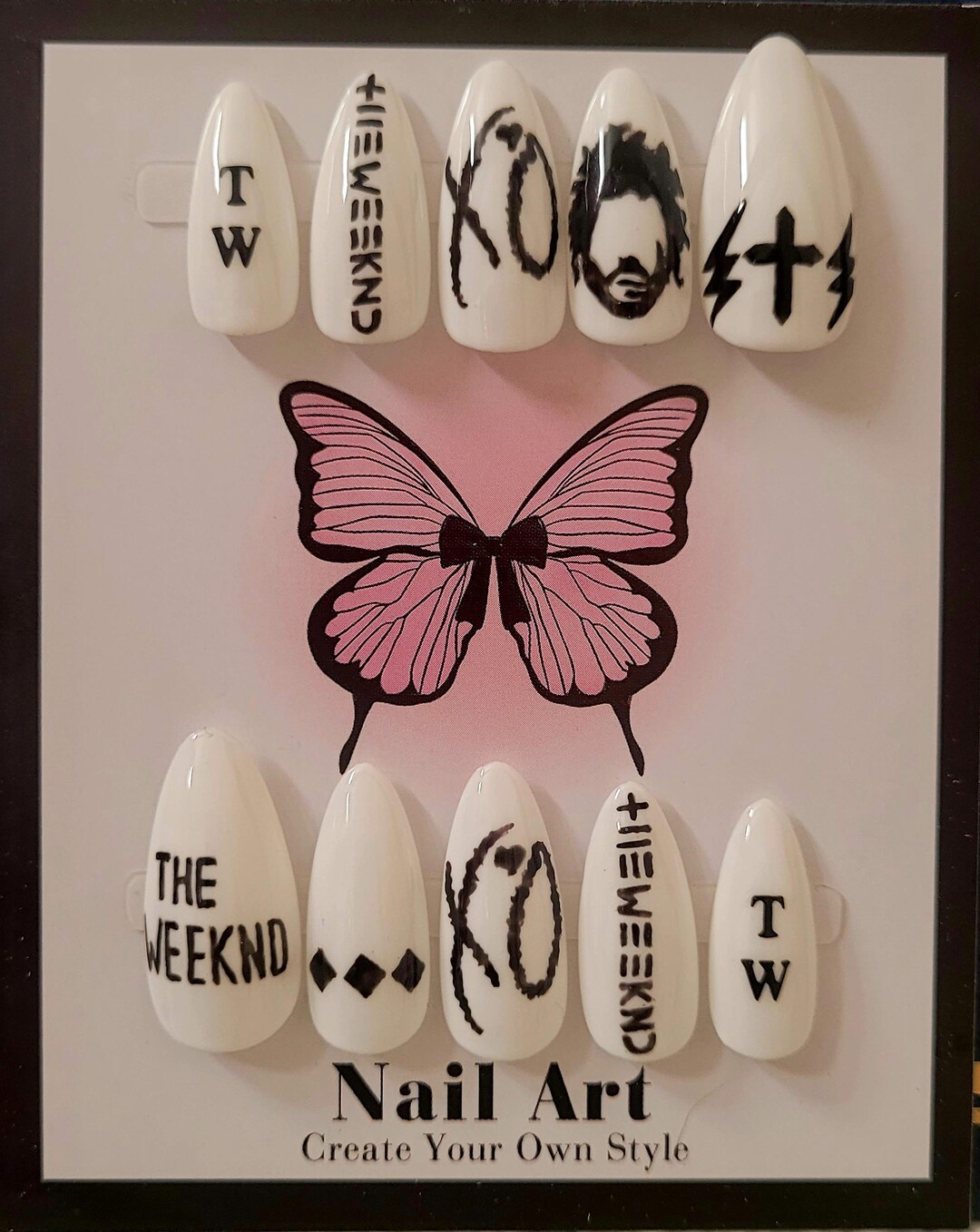 The Weeknd Press on Nails. - Etsy