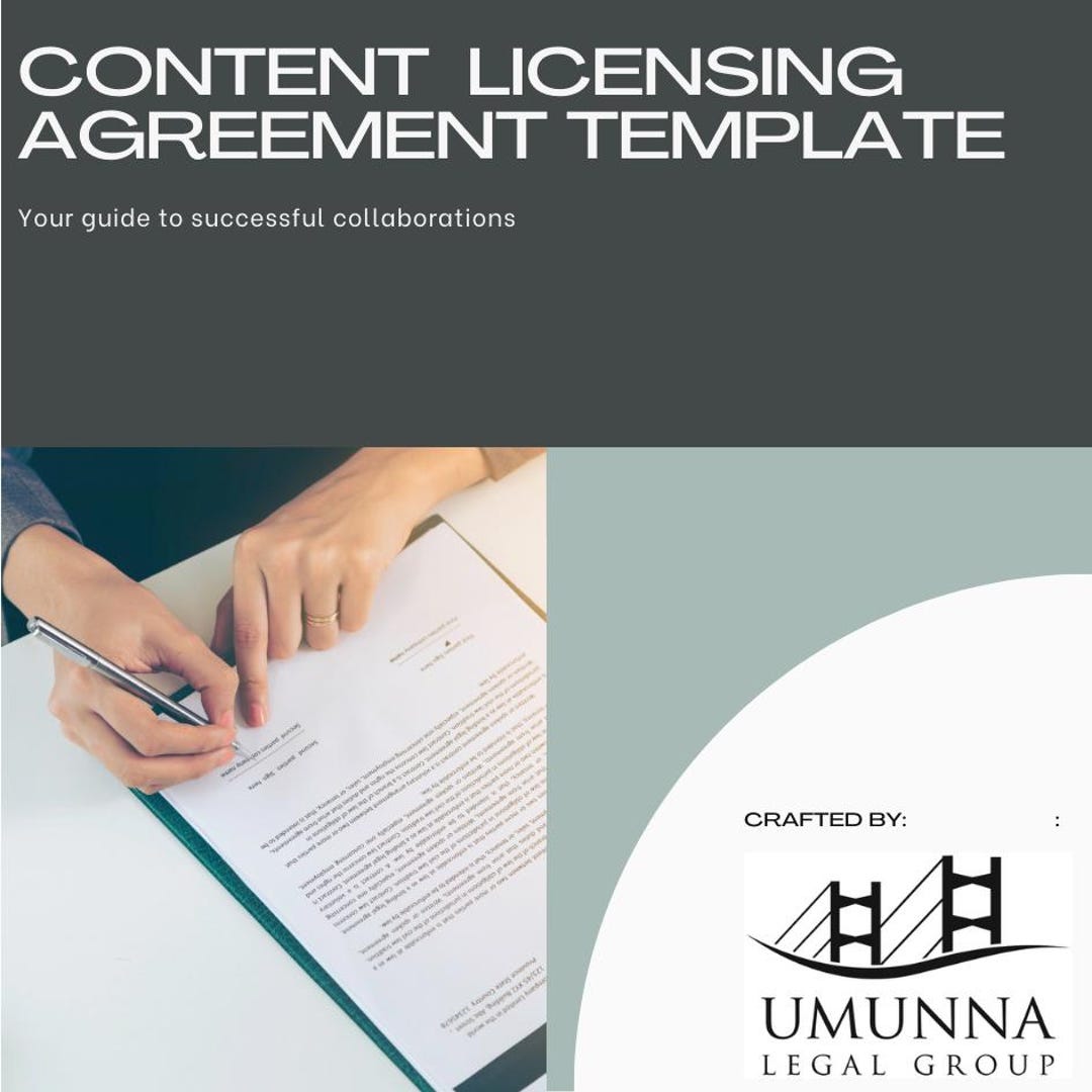 Content Licensing Agreement for Creators and Influencers - Etsy