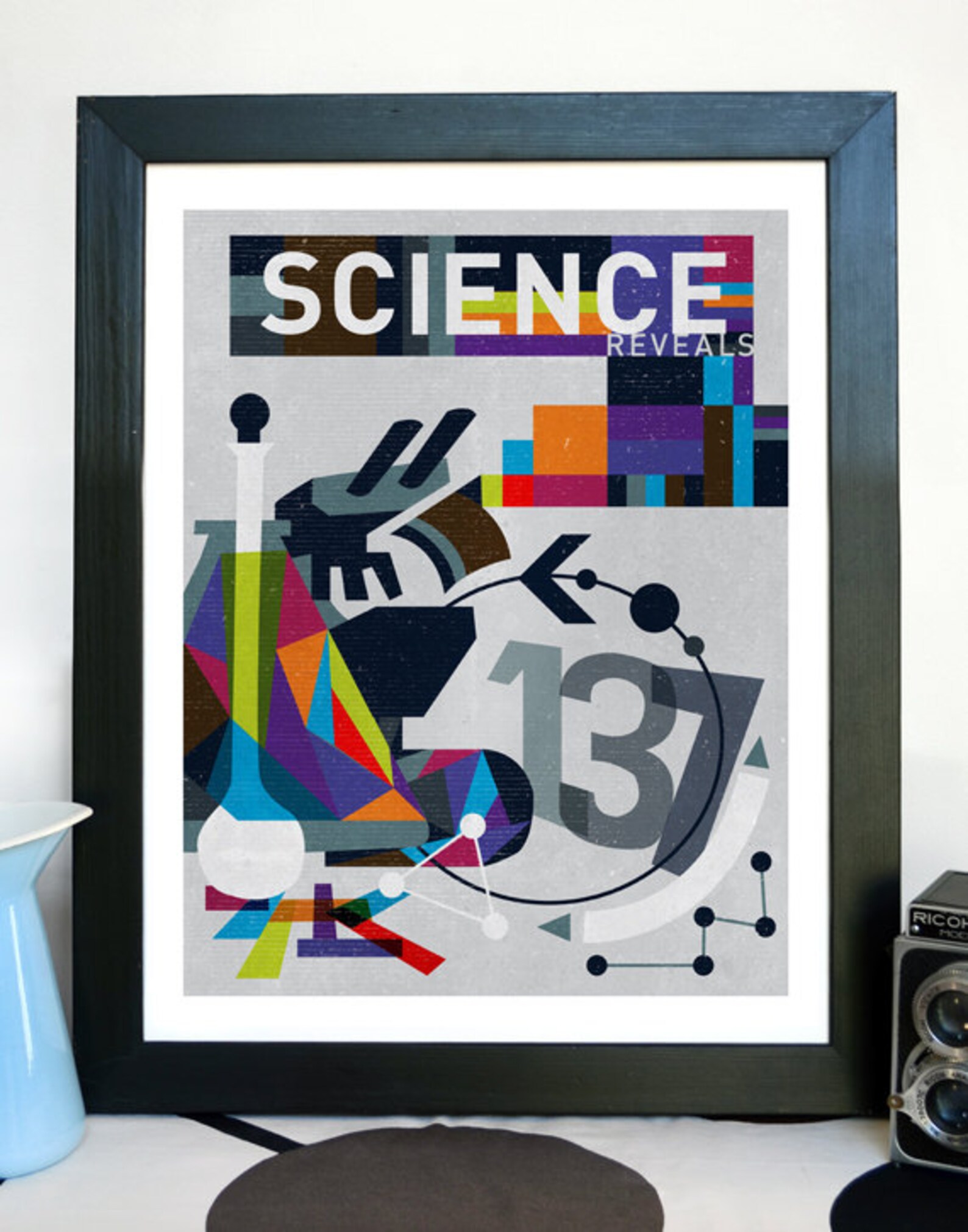 LARGE Science Reveals Science Art Print Science Poster Art - Etsy