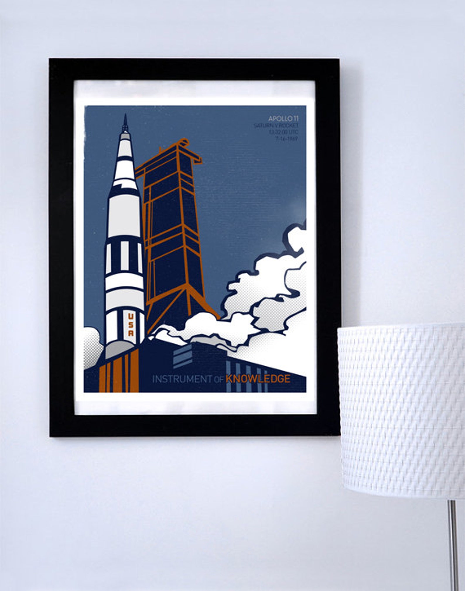 11x14 Science Poster Art Print Apollo 11 Lunar Mission Saturn - Etsy