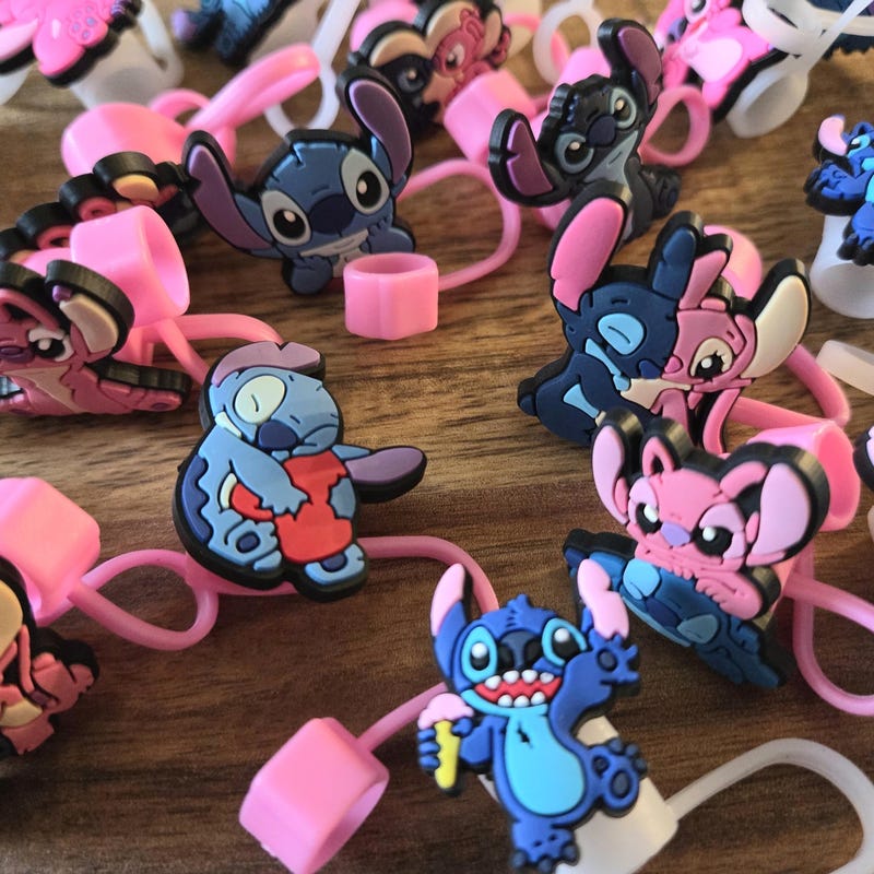 Pink Stitch Straw - Etsy