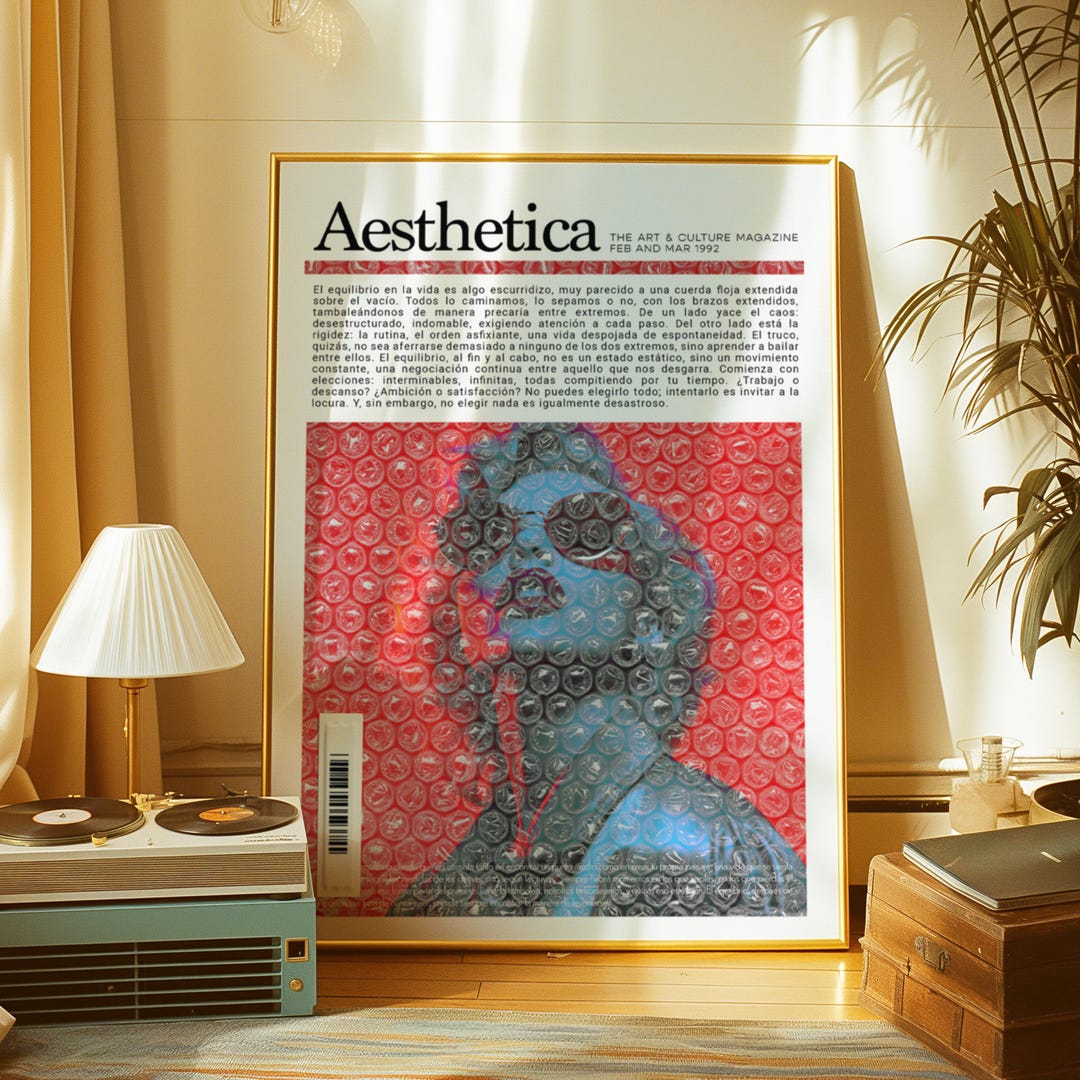 Art Magazine Cover Poster, Aesthetic Editorial Wall Print, Modern ...