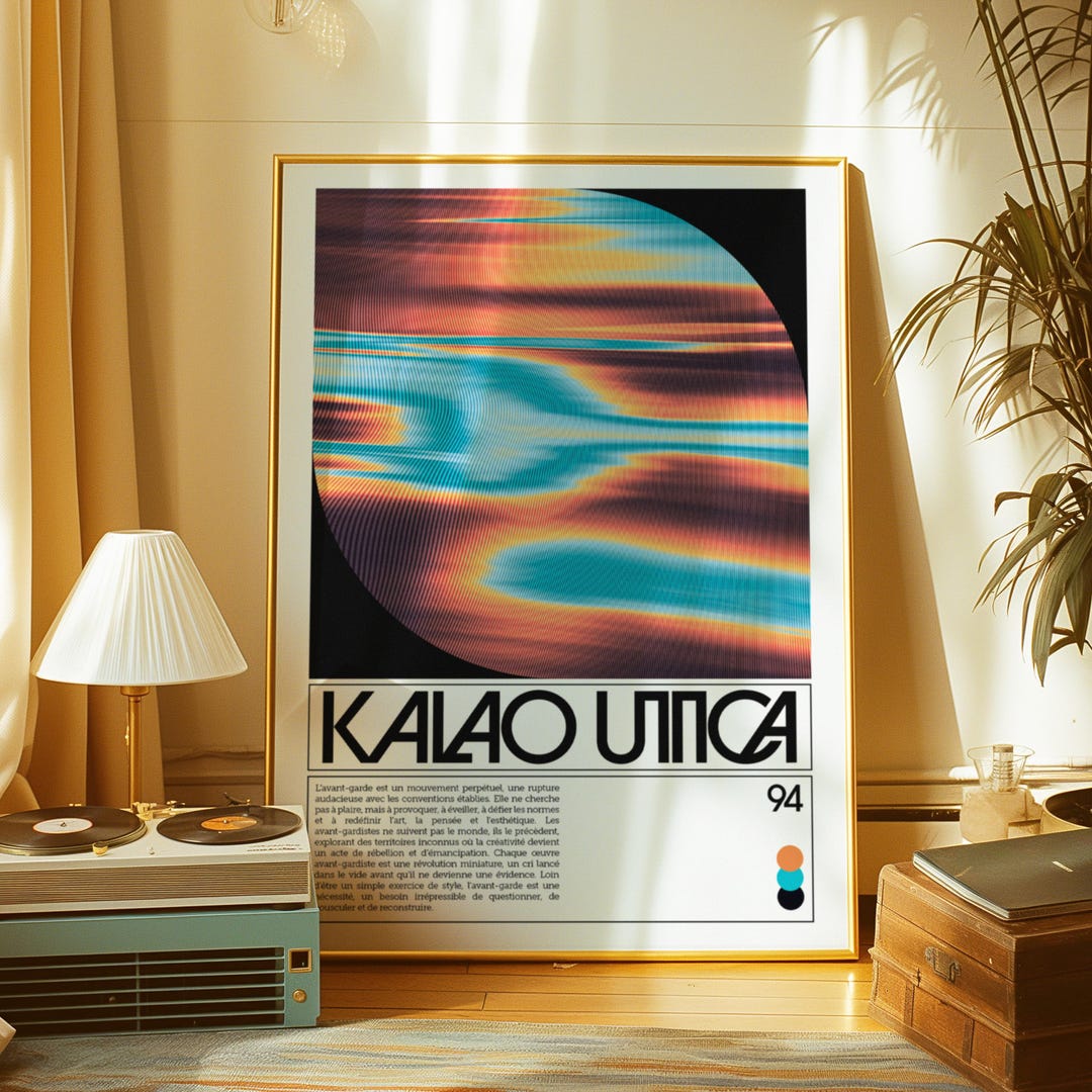 Drool Aesthetic Art Print, Y2K Retro Wall Poster, Bold Graphic Design ...
